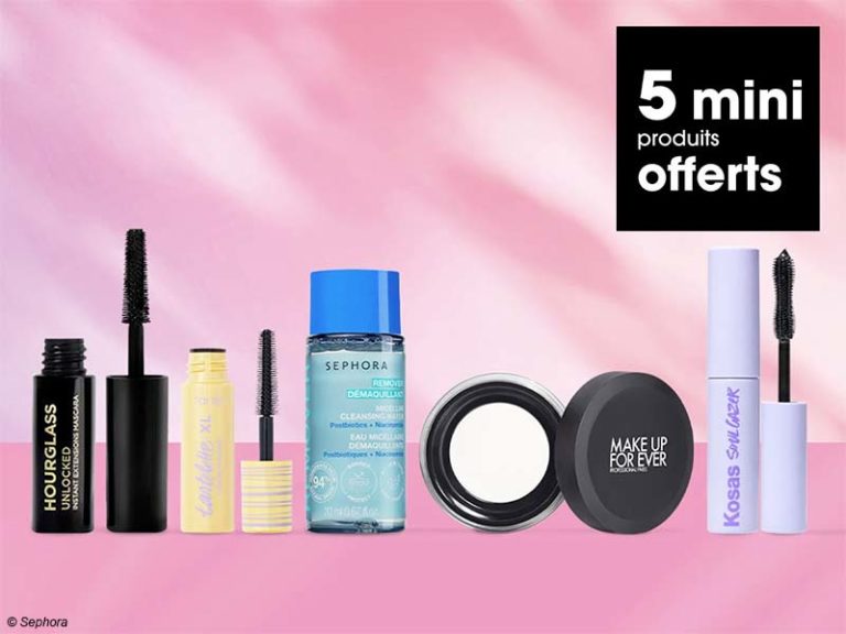 Sephora Box octobre 2025 - 5 mini produits offerts